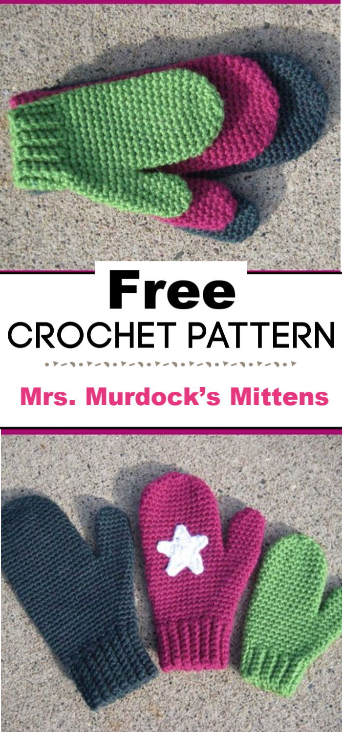 13 Cute Free Crochet Mittens Pattern - Crochet with Patterns