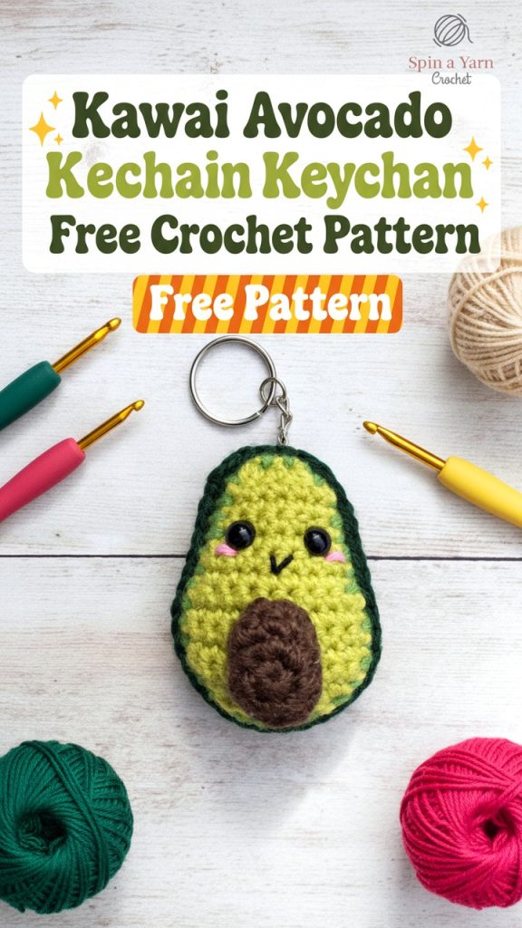 15 Free Crochet Keychain Patterns - Crochet with Patterns