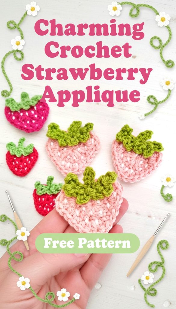 13 Easy Free Crochet Applique Patterns for Beginners - Crochet with ...