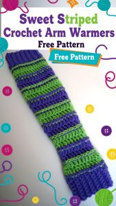 10 Free Crochet Arm Warmers Pattern Easy Fingerless Design - Crochet ...
