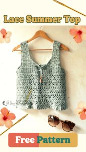 10 Easy Free Lace Crochet Top Patterns - Crochet with Patterns